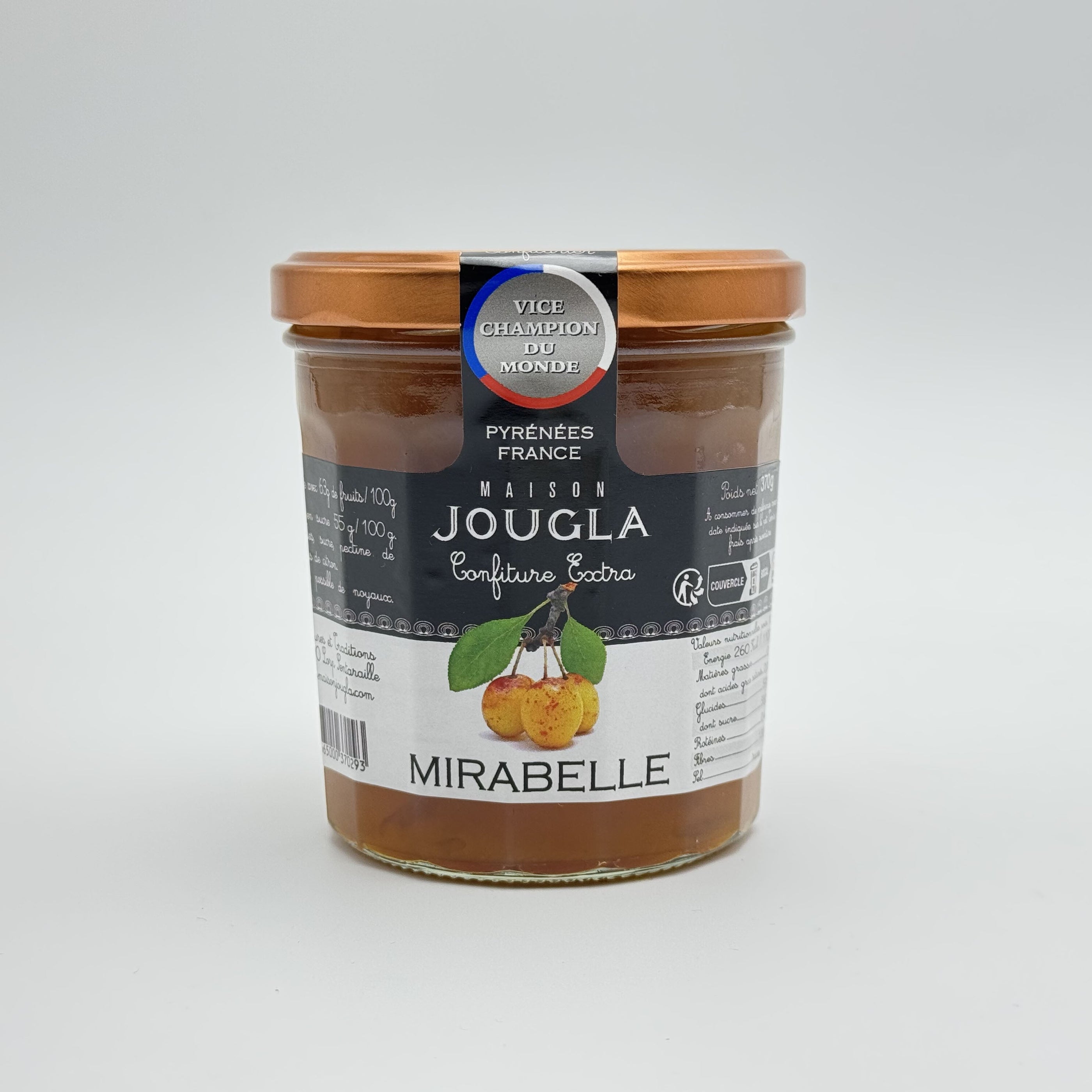 Confiture extra de Mirabelle 370g